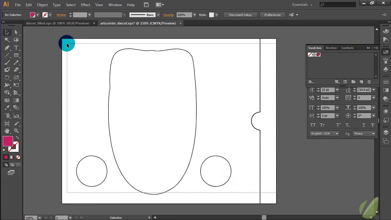 Advanced Print Design - Drawing the Shape