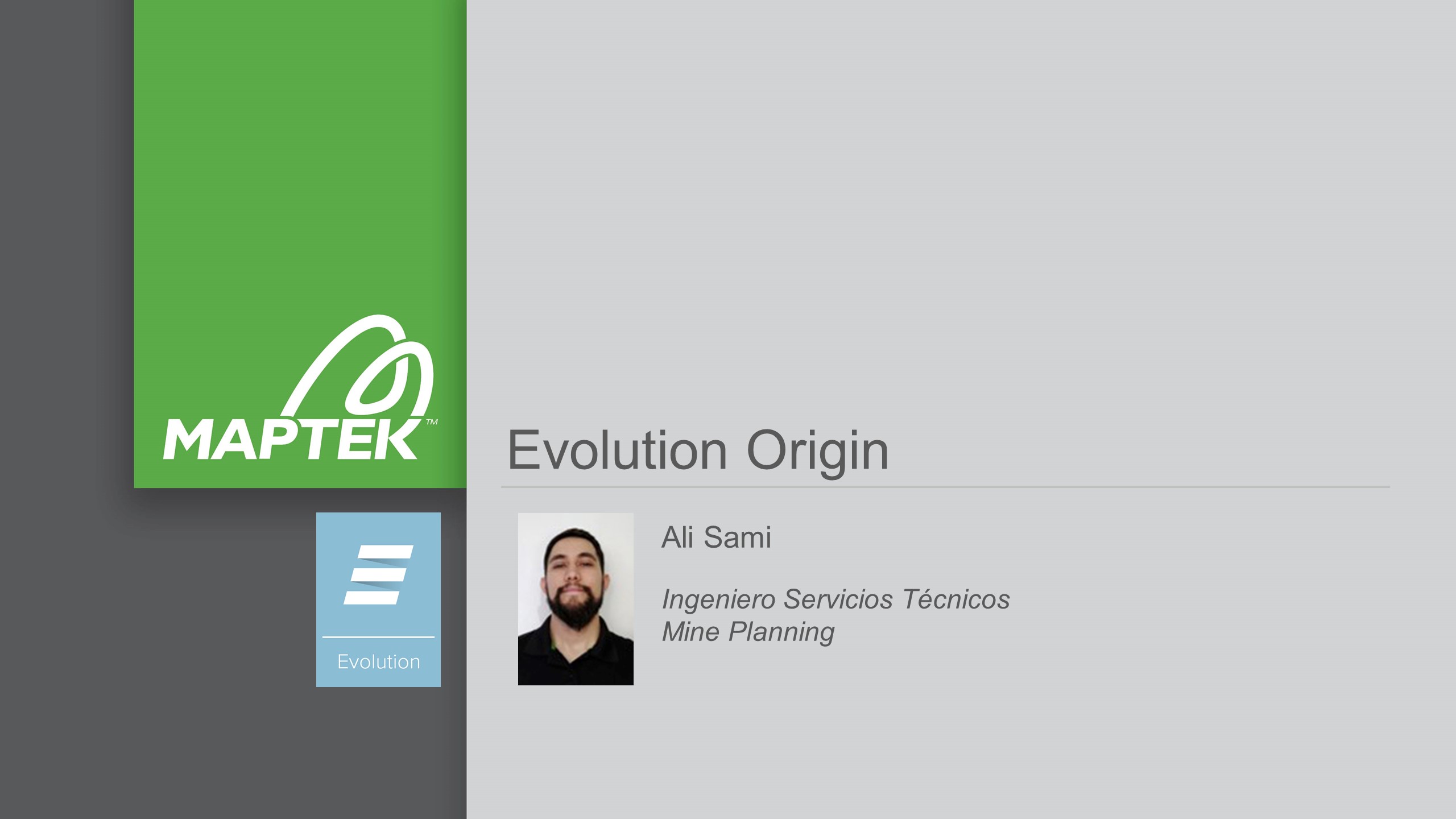Maptek - Evolution Origin