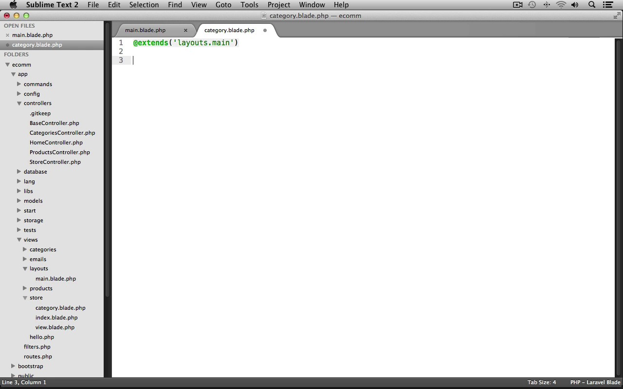 Build an eCommerce App in Laravel - Displaying Products By Category
