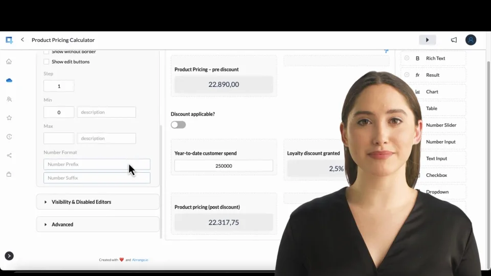Airrange | No-code frontends for spreadsheets