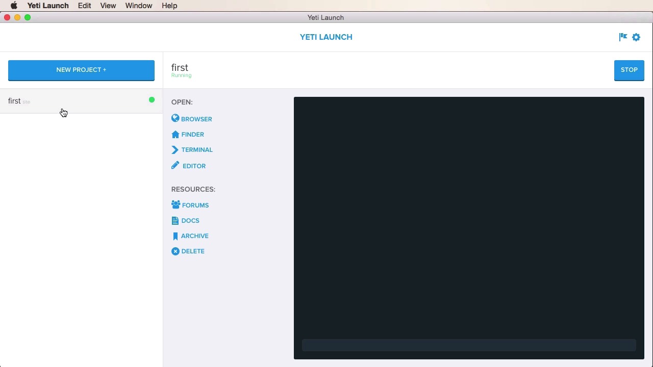 Getting Started With Foundation 6 - Using Yeti Launch