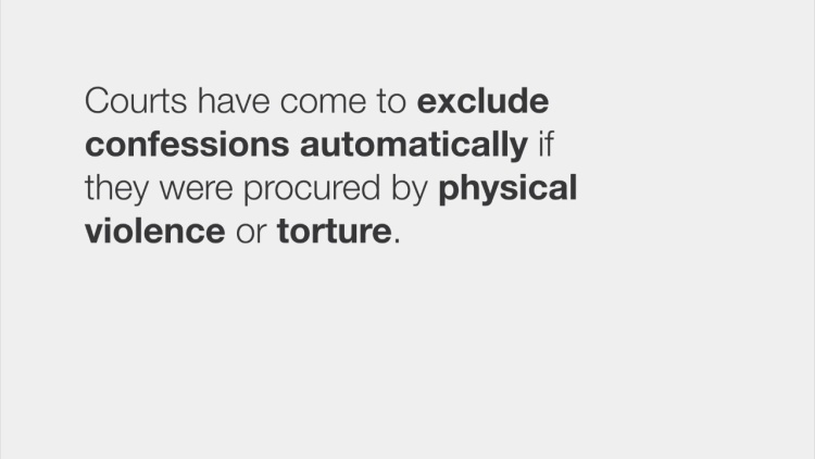 Criminal Procedure Videos: "Coerced" Confessions and Due Process - Quimbee