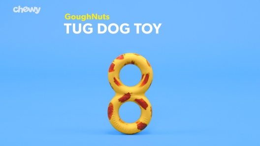GOUGHNUTS Tug Dog Toy, 9-in, Orange - Chewy.com