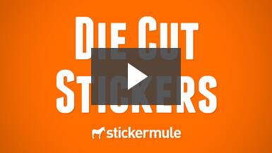 Die Cut Stickers - Free Shipping - Sticker Mule