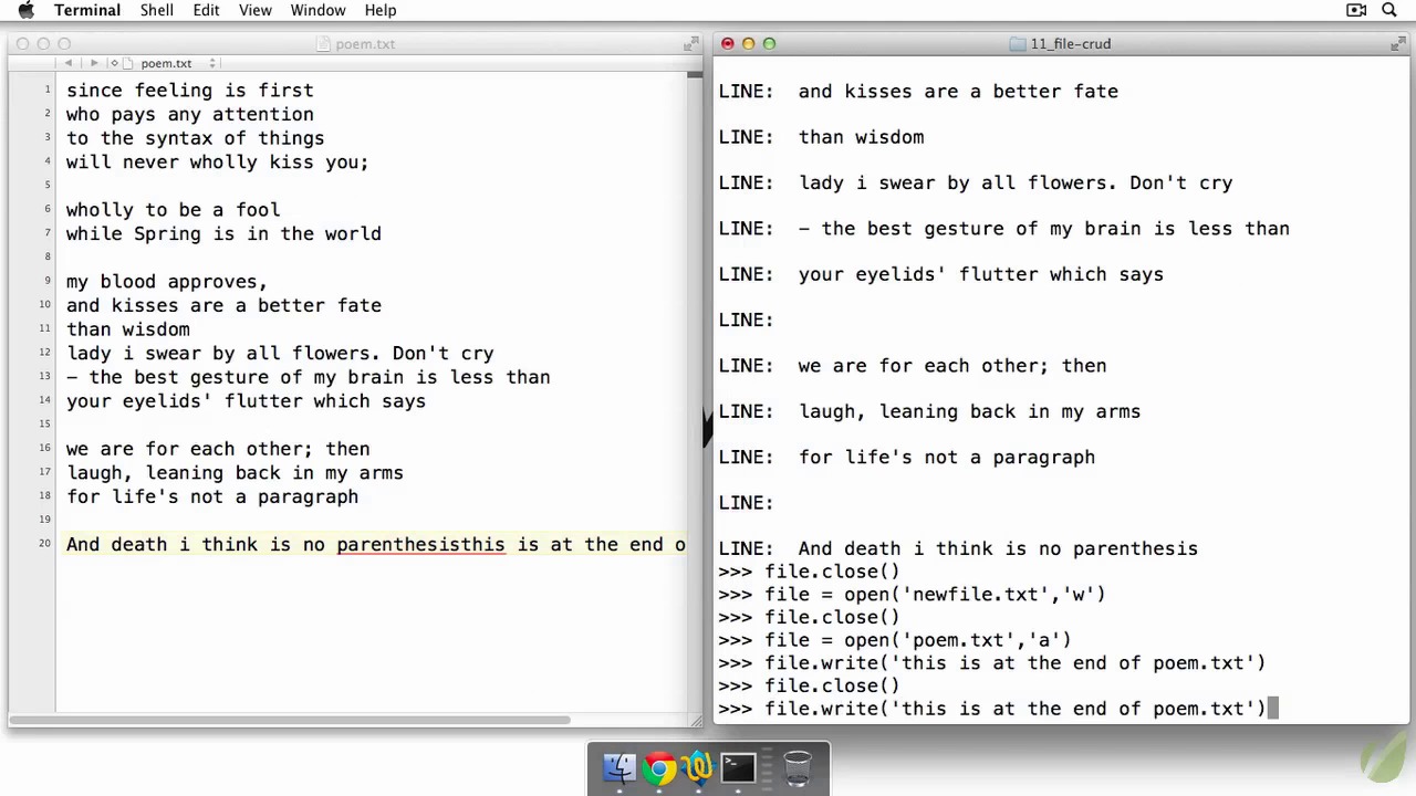 Getting Started with Python - File CRUD Getting Started with Python - File CRUD