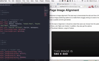WordPress Theme Creation With Underscores - Typography and Foundation for a Flexible Layout