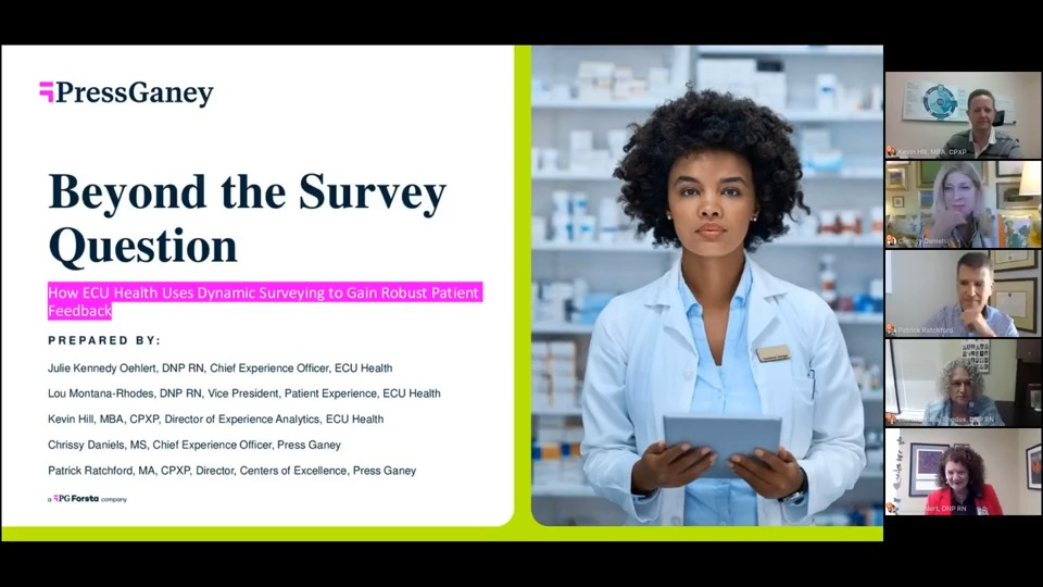 Beyond the Survey Question: How ECU Health Uses Dynamic Surveying to ...