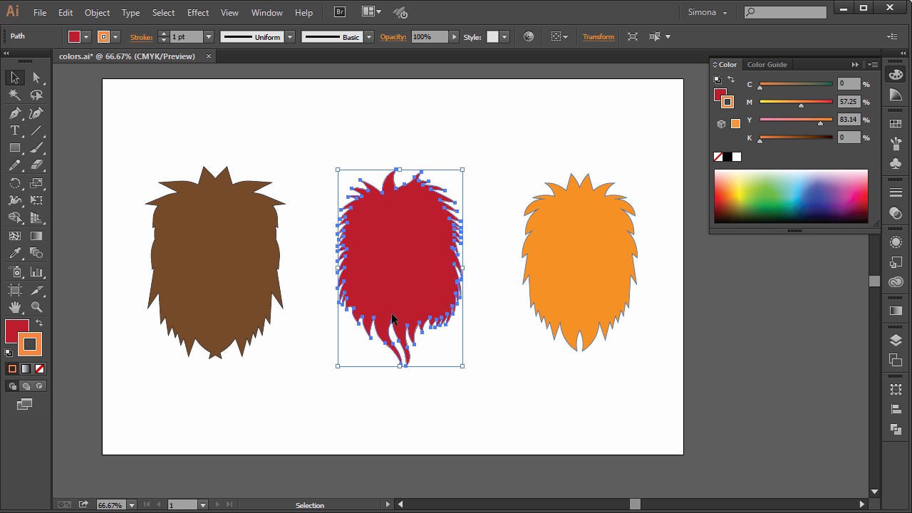 The Fundamentals of Adobe Illustrator - The Color Panel