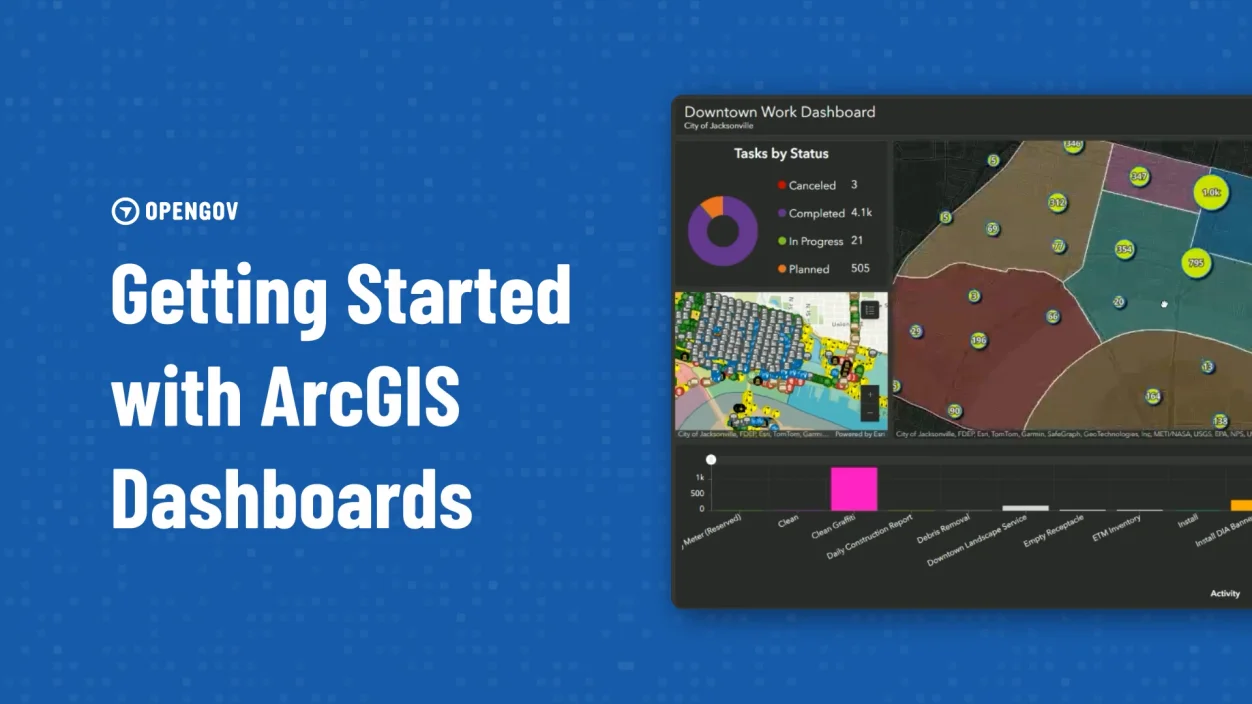Getting Started with ArcGIS Dashboards | OpenGov Getting Started with ArcGIS Dashboards | OpenGov