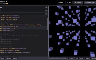 Three.js: Beyond the Basics - Cameras