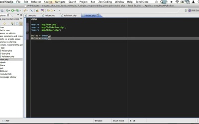 PHP Object Oriented Programming Fundamentals - The Single Responsibility Principle