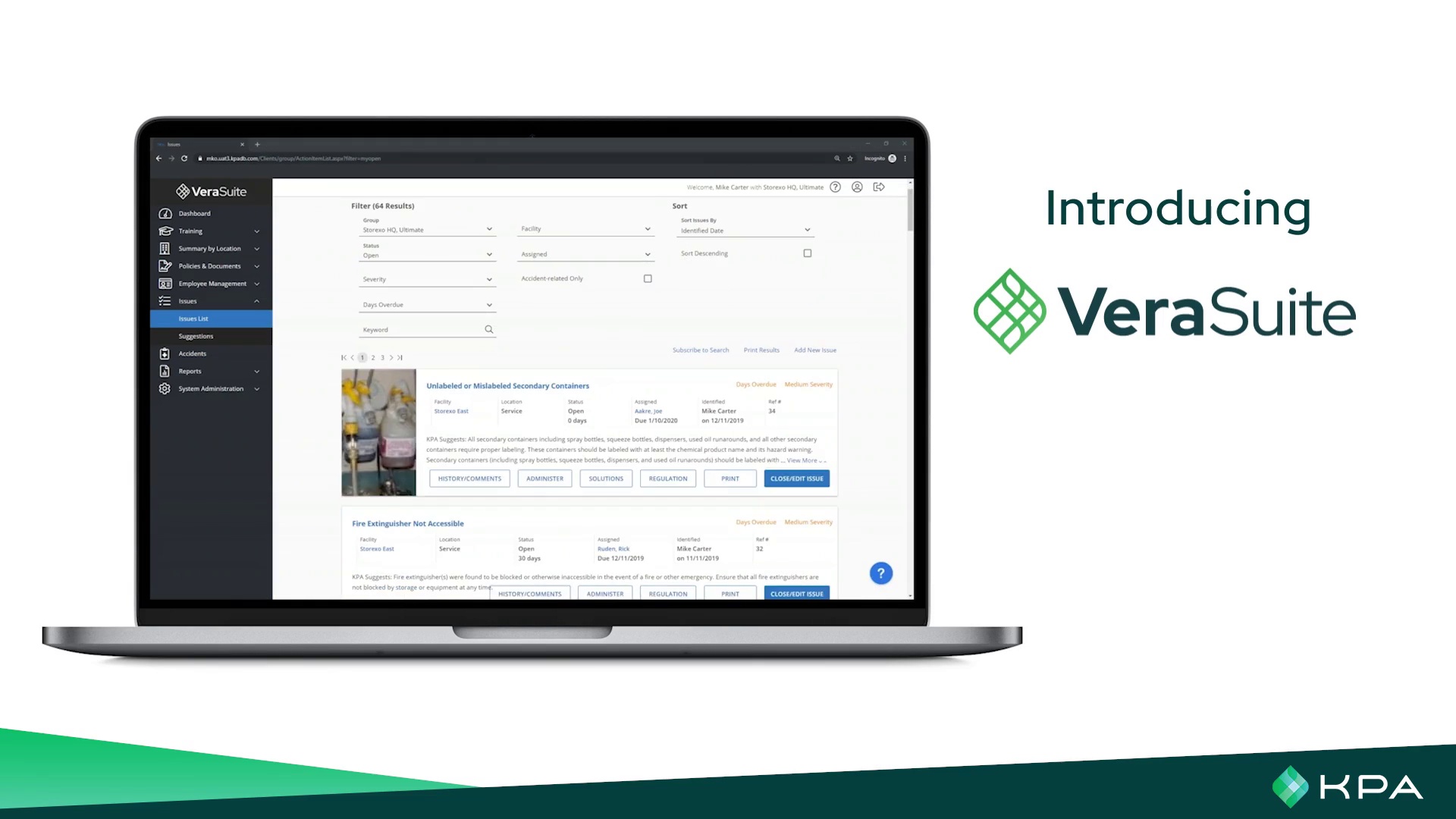 Introducing Vera Suite by KPA