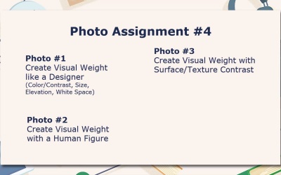Design Fundamentals for Photographers - Photo Assignment for Visual Weight