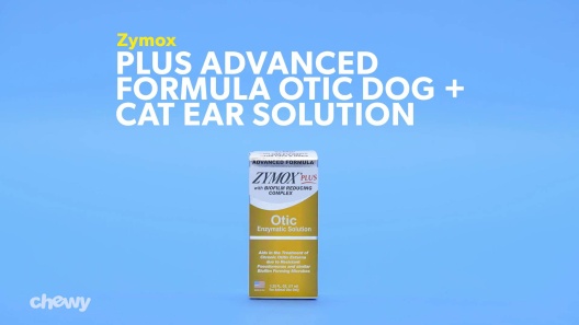 ZYMOX Plus Advanced Formula Otic Dog & Cat Ear Infection Solution, 1.25 ...