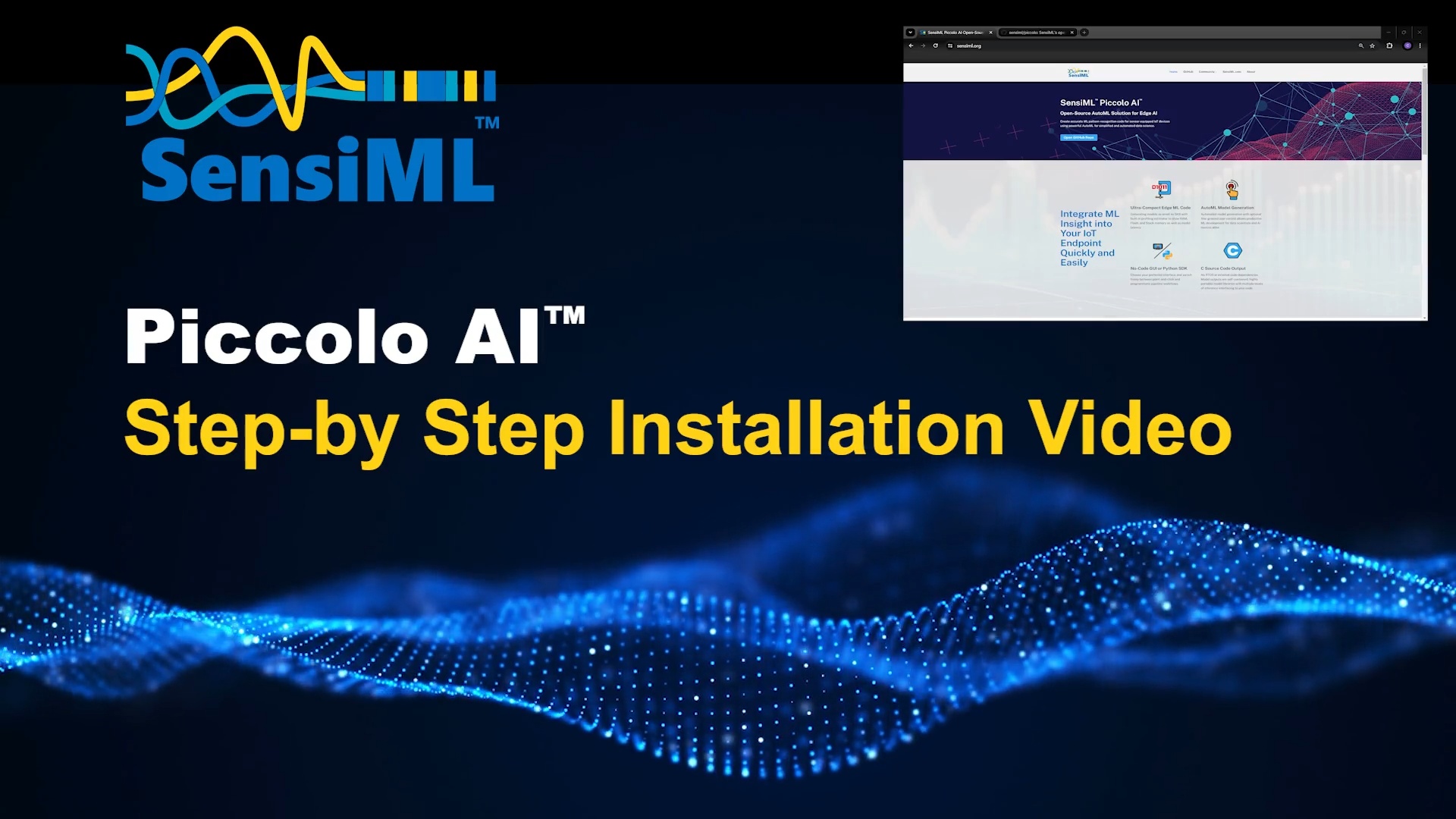 GitHub - sensiml/piccolo: SensiML's open-source AutoML solution for Edge AI model development