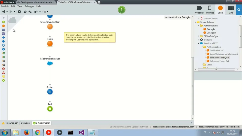 Build An Offline Salesforce App Retrieve The Access Token