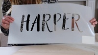 Custom Letter Stencils for Crafts | Craftcuts.com
