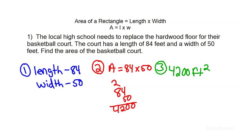 How to Solve a Word Problem Involving the Area of a Rectangle ...