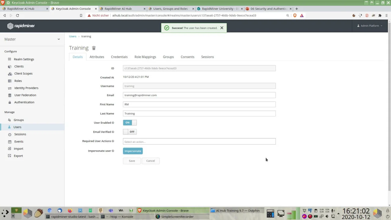 Platform Administration Master | Altair RapidMiner