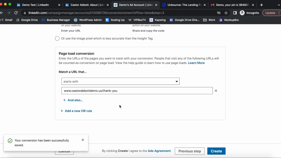 Setting up LinkedIn Ads - Trust Stacking - Start Here · Vanguards - Trust Stacking
