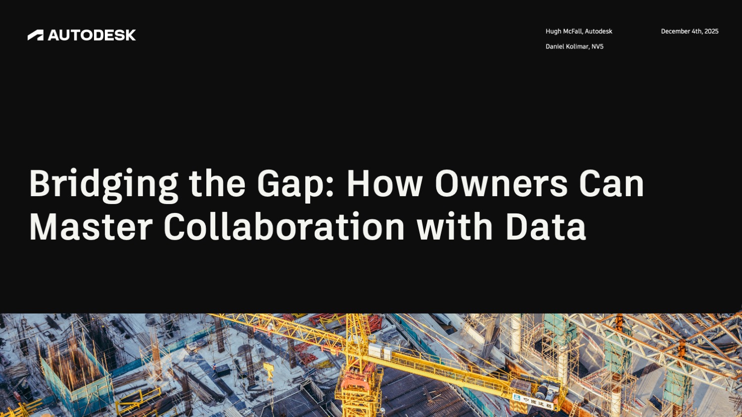 Bridging the Gap How Owners Can Master Collaboration with Data