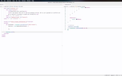 Handy JavaScript Plugins for Web Designers - Headroom.js
