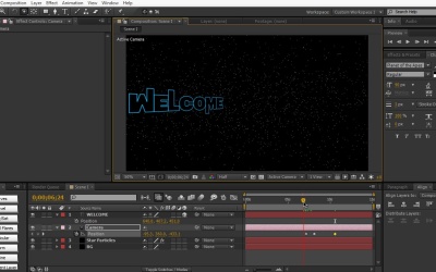 Introduction to Motion Graphics - Building an Epic Space Scene, Day 1
