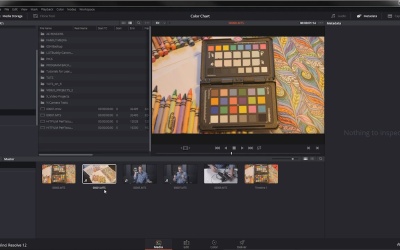 Automatic Color Correction With DaVinci Resolve - Resolve Interface