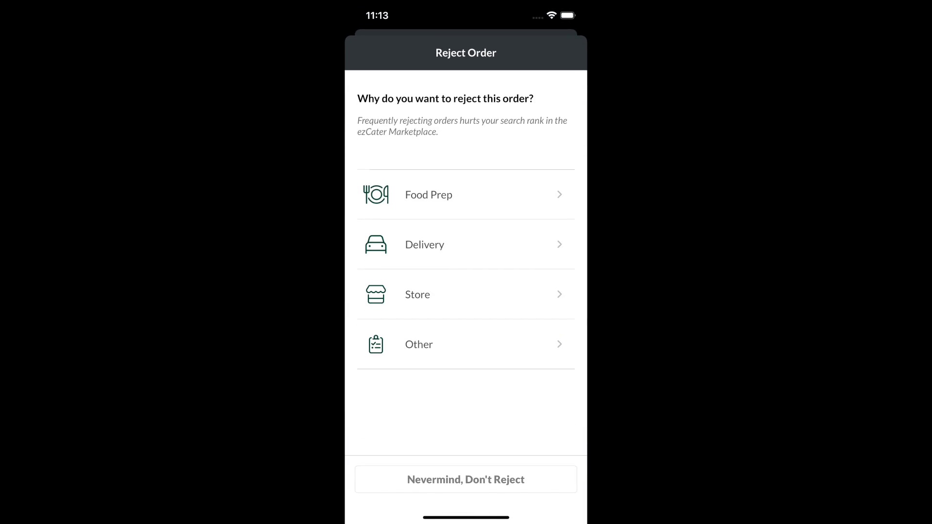 What does the updated rejection workflow look like?