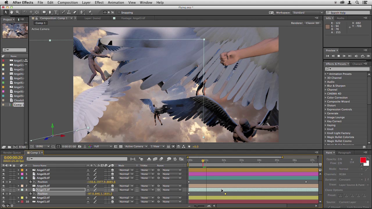 Camera Flythrough In After Effects - Animating The Elements
