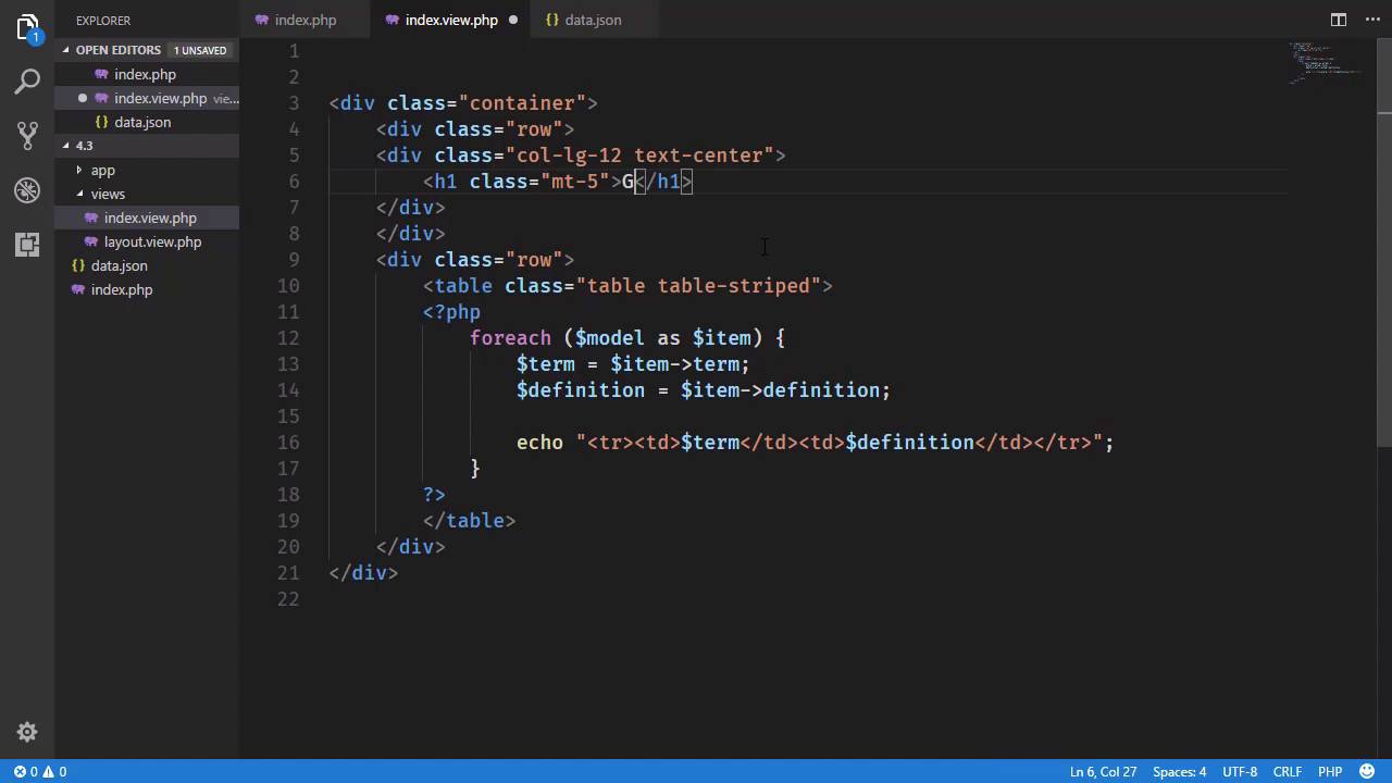 Php Fundamentals Parse Json And Output Data