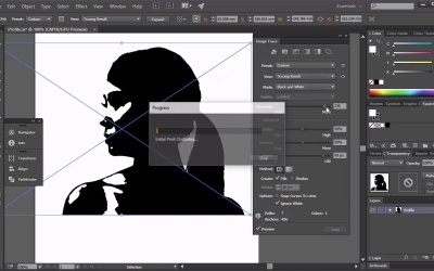 Vector Silhouettes for Beginners - Create the Basic Portrait
