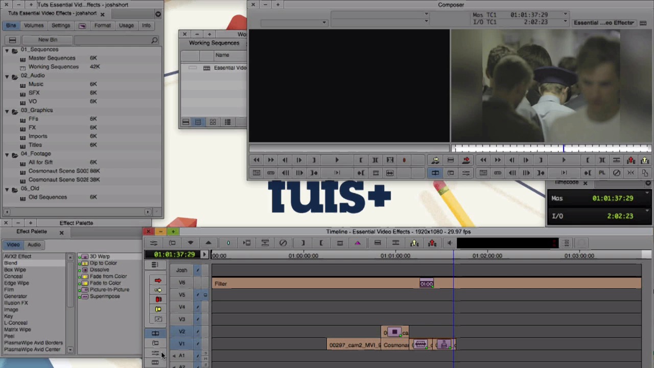 Essential Video Effects in Avid Media Composer - Get Familiar With Effects