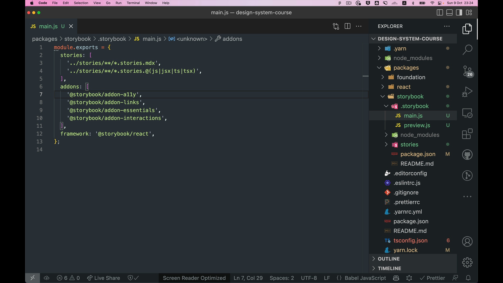 Setting Up Storybook for Company Design Systems - Build a Complete Company Design System | newline