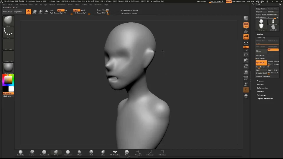 Zclassroom Workshop Head Sculpting With Steve James ZBrush