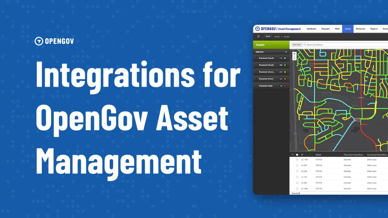 GIS OpenGov Asset Management Configurations | OpenGov
