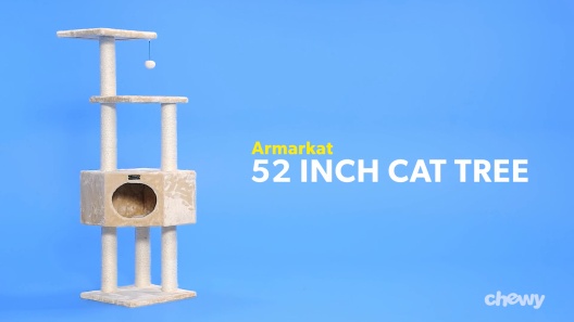 ARMARKAT 52-inch Cat Tree, Beige, 52-in - Chewy.com
