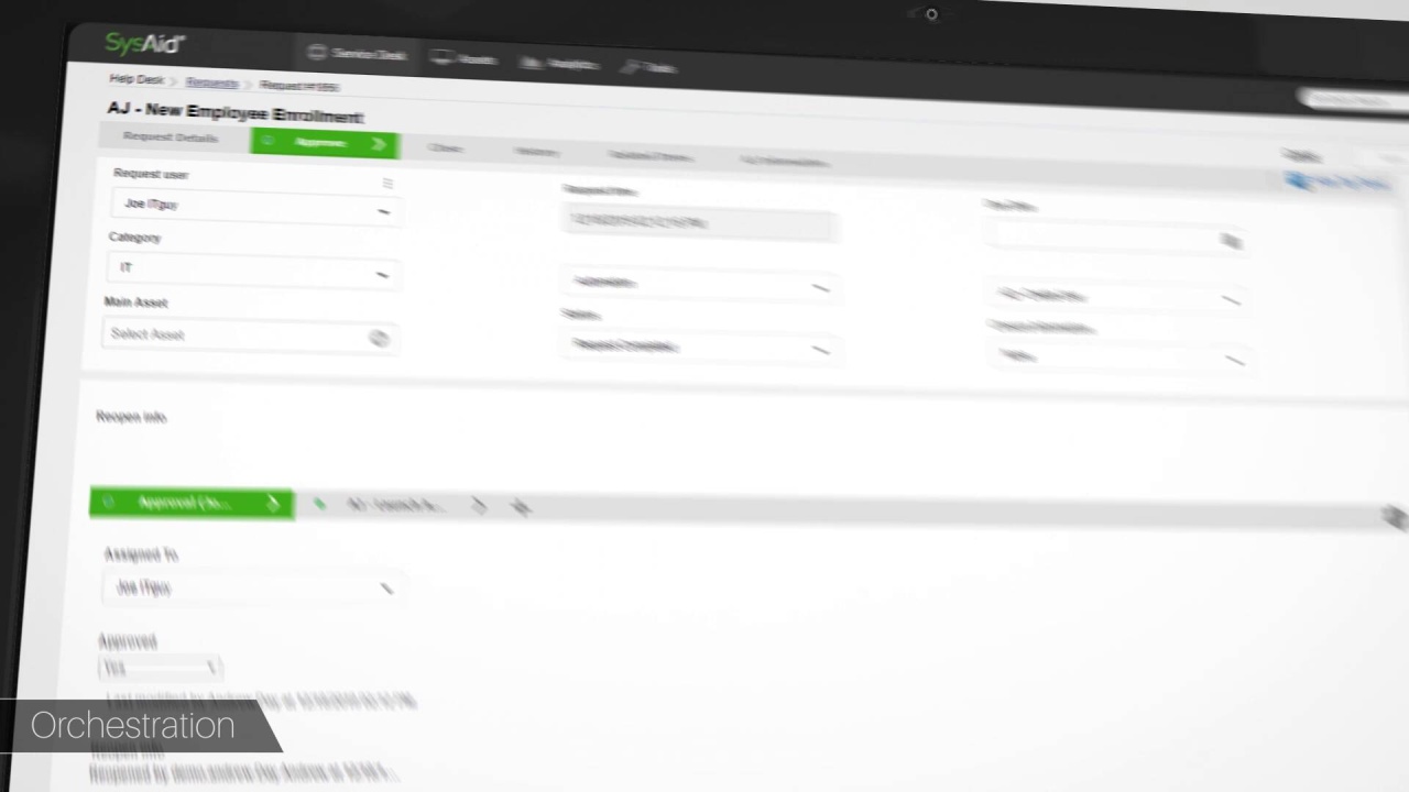 Interactive experience - SysAid