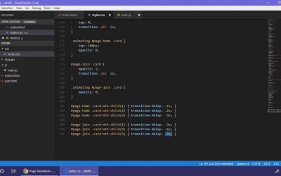 Creating Animated HTML5 Page Transitions - Animated Page Transitions
