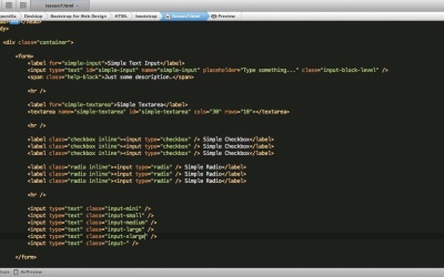 Bootstrap for Web Design - Form Controls, Sizing and States
