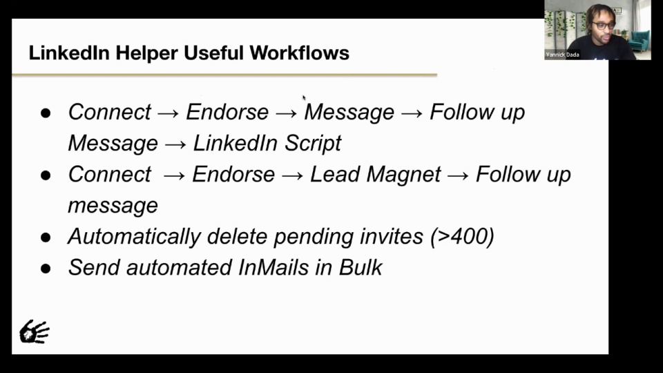 Automating Linkedin Outreaches Linkedin Accelerator · Growth Accelerator Academy