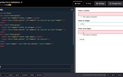 Form Validation With Parsley - Numeric Validations