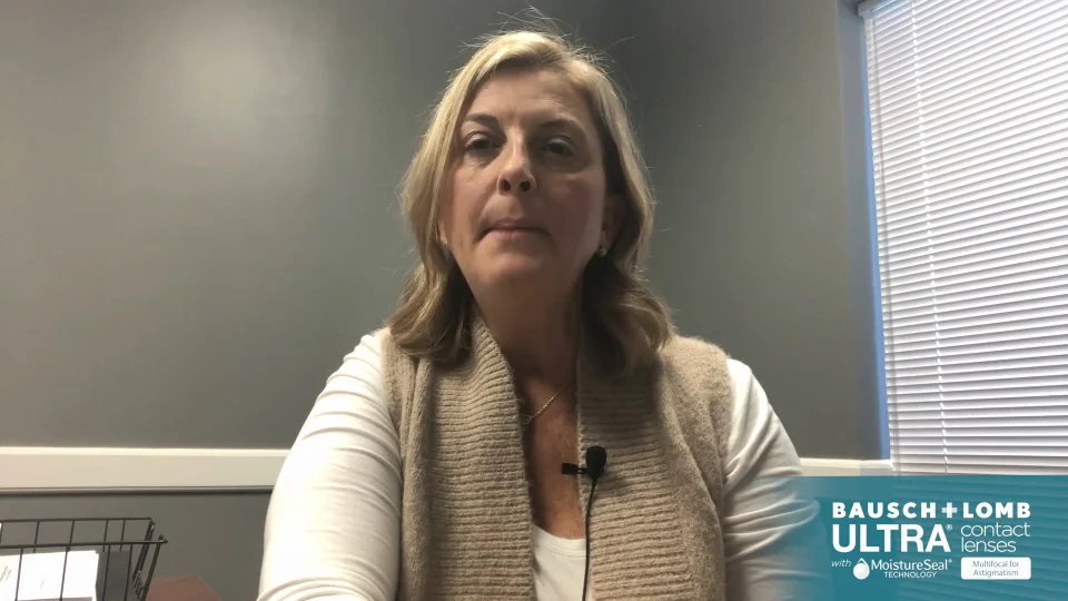 ULTRA Multifocal for Astigmatism Success Testimonials Dr Sarah McCann