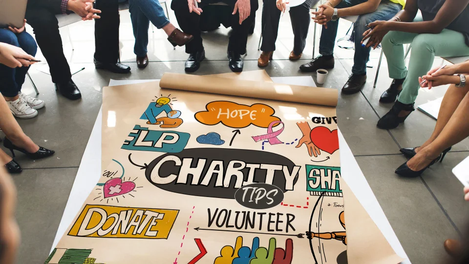 People Giving To Charity