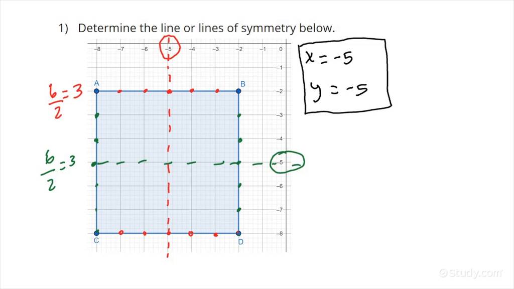 How to Identify Reflective Symmetry | Geometry | Study.com