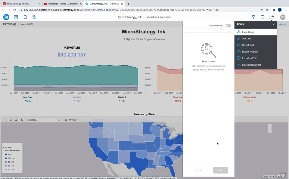 Microstrategy Dashboard Tutorial