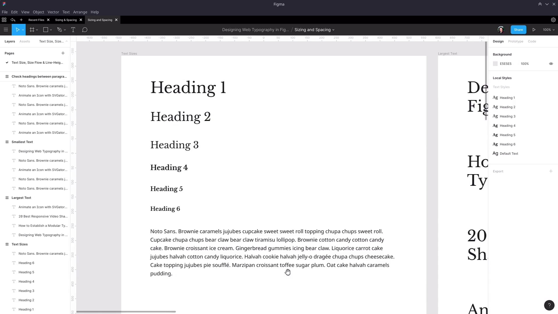 Web Typography Basics in Figma - Line-Height and Rough Spacing