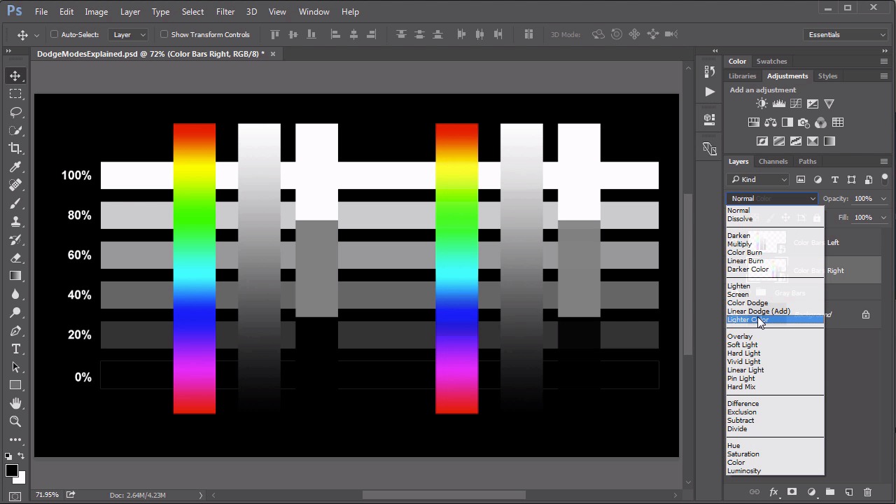 Mastering Blending Modes in Adobe Photoshop - Color Dodge, Linear Dodge ...