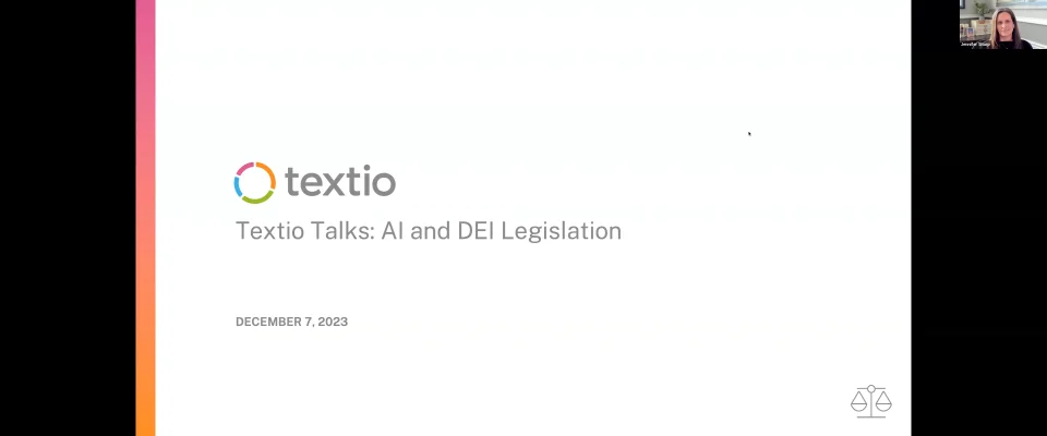 Textio Talks: AI & DEI legislation
