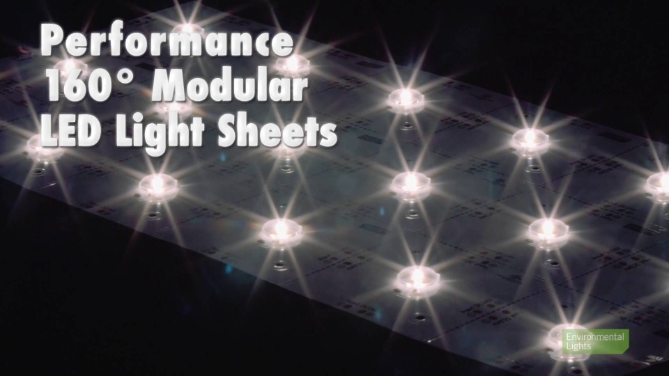 Performance 160 Degree Modular LED Light Sheet - 5,000K - 8 x 4 LEDs